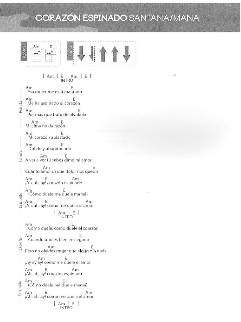 Mana Santana - Corazón Espinado PDF | PDF