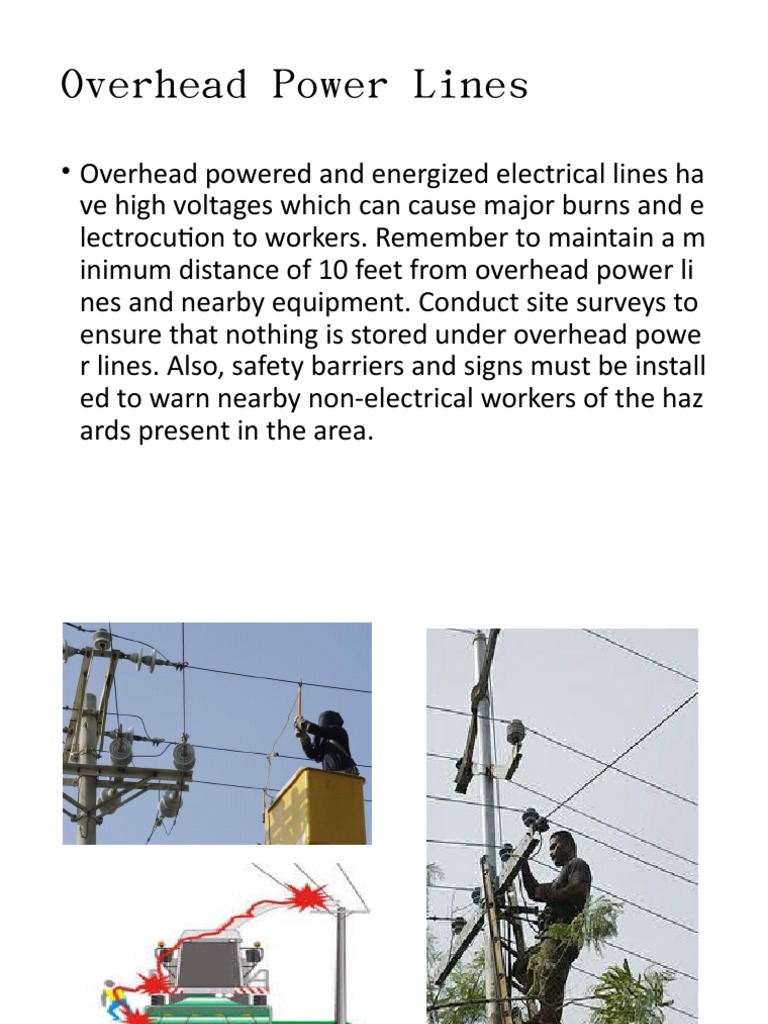Overhead Power Lines | PDF | Insulator (Electricity) | Electrical Wiring