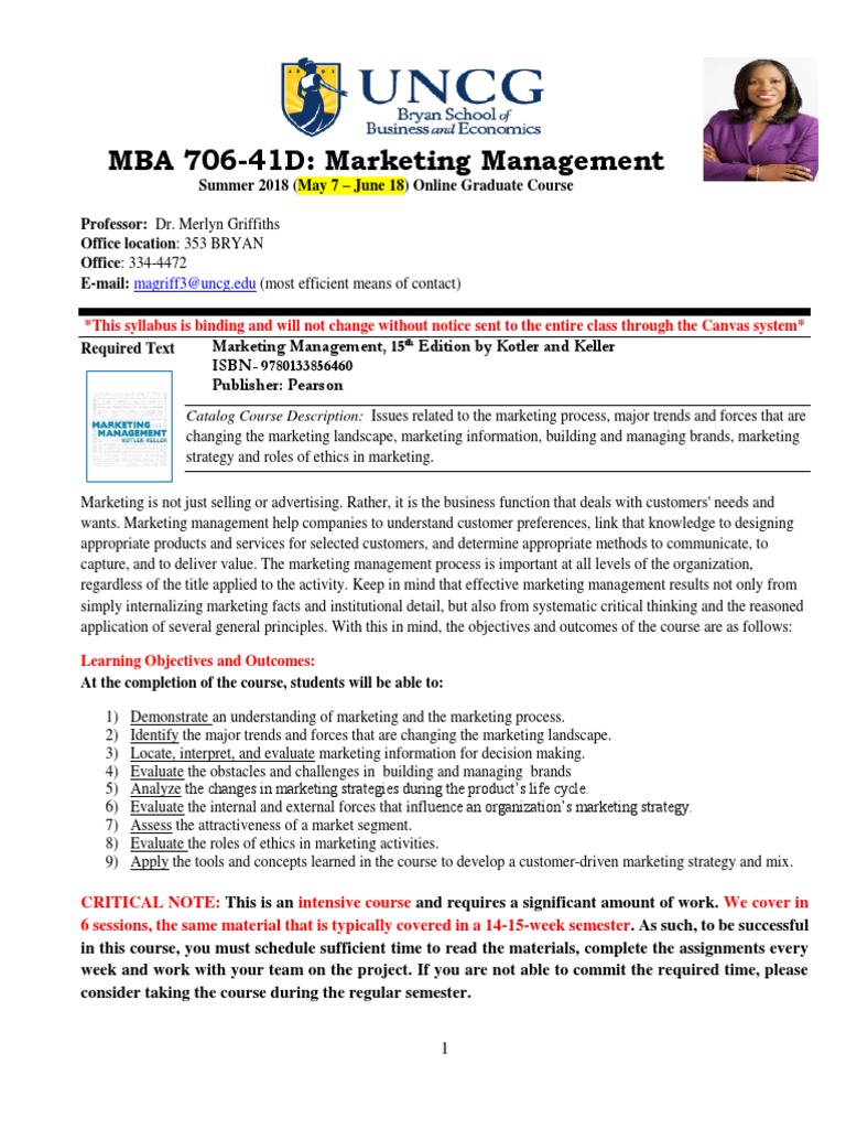 MBA 706 Marketing Management | PDF | Marketing | Test (Assessment)