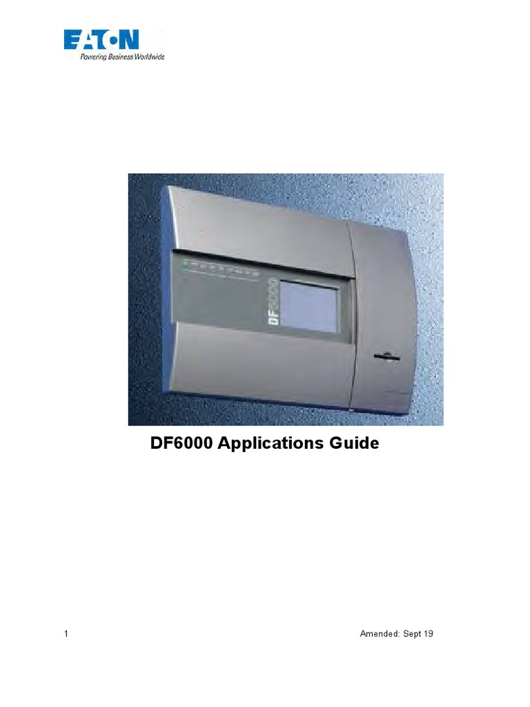 DF6000 Applications Guide: A Comprehensive Manual for Configuring ...
