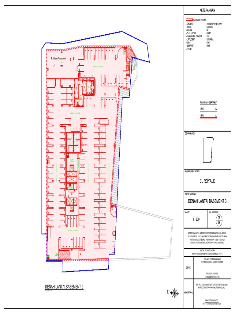 1.denah Basement 3 | PDF