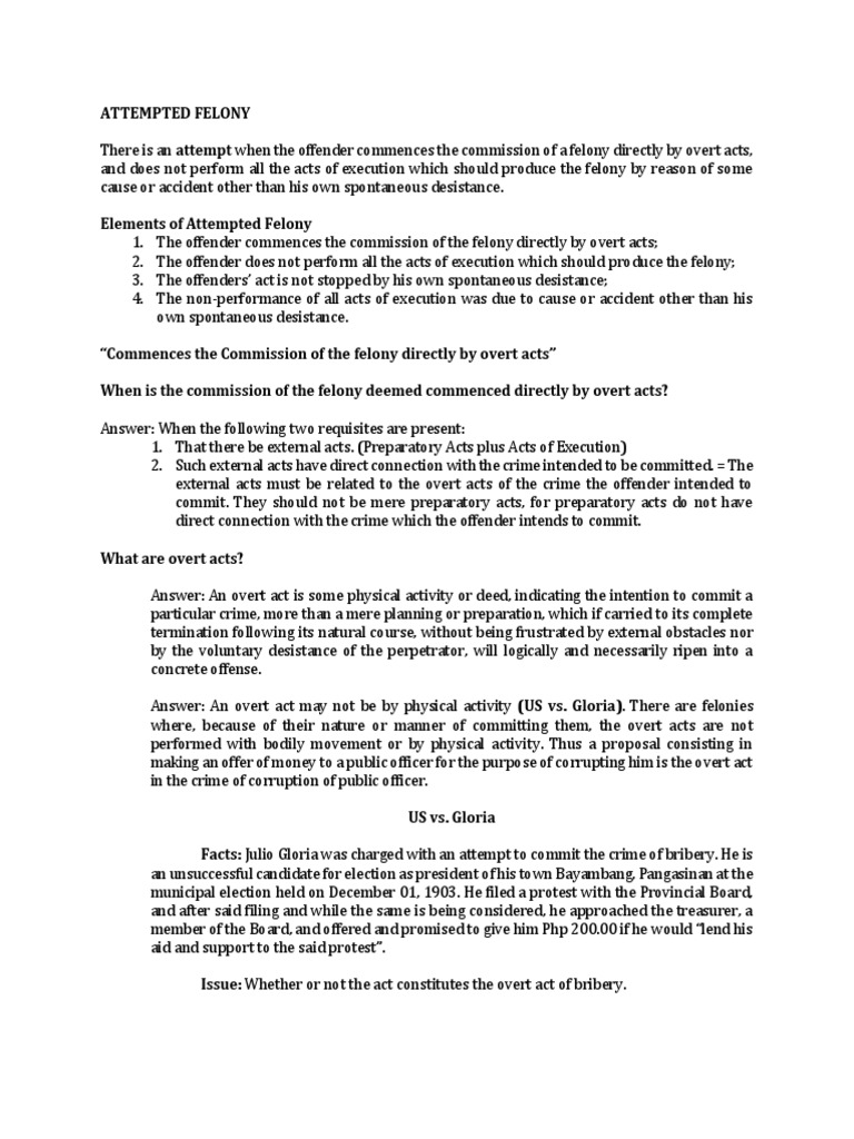 Article 6 Attempted Felony | PDF | Murder | Robbery
