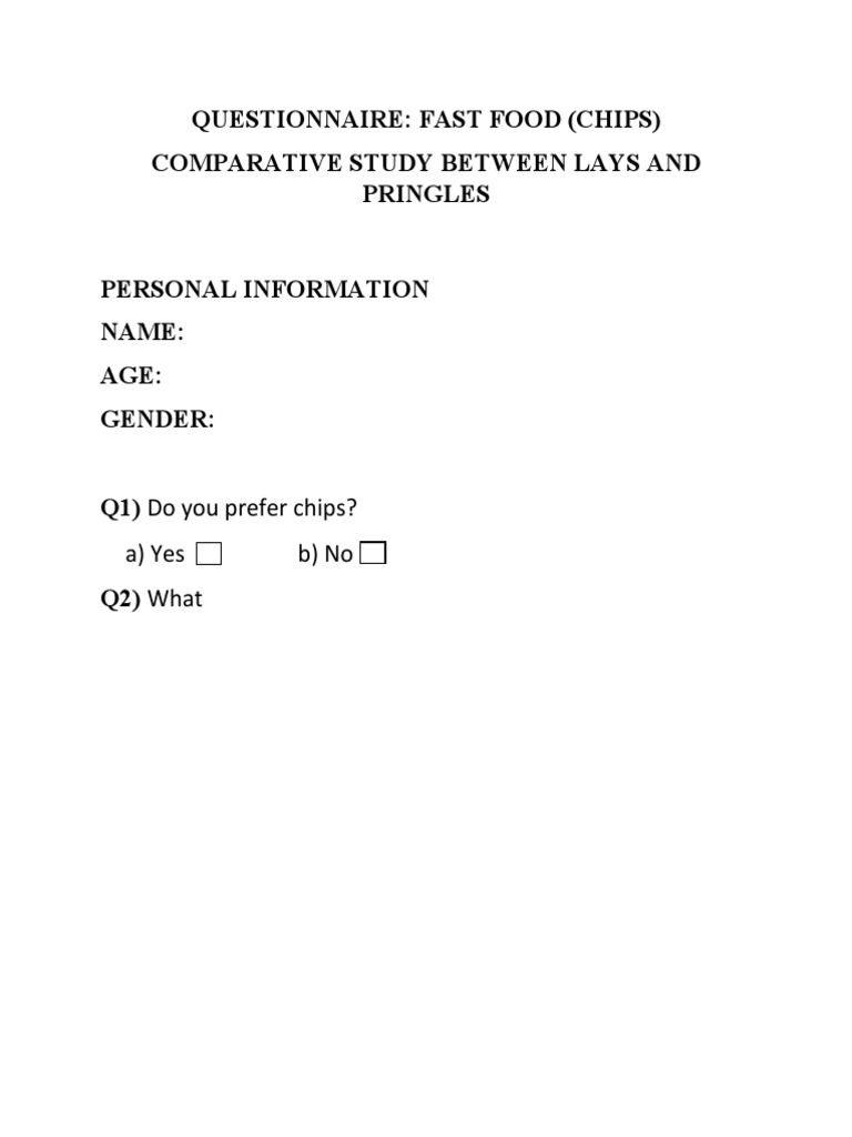 Questionnaire Economics | PDF | Lifestyle