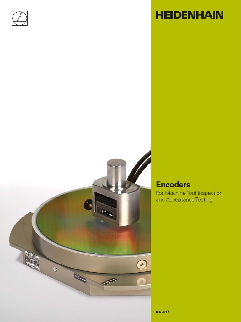 Encoders: For Machine Tool Inspection and Acceptance Testing | PDF ...