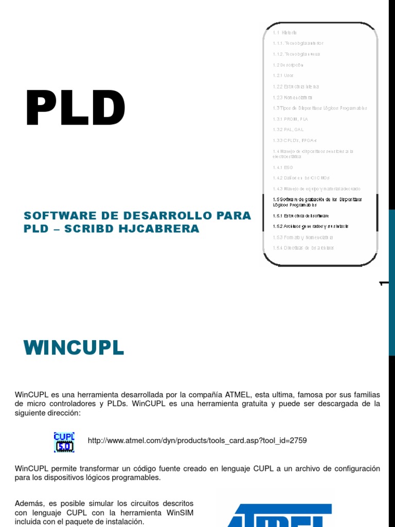 PLD - Clase 3 - WinCUPL | PDF