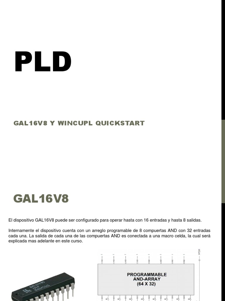 PLD - Clase 4 - CUPL Quick Start | PDF | Compilador | Archivo de computadora
