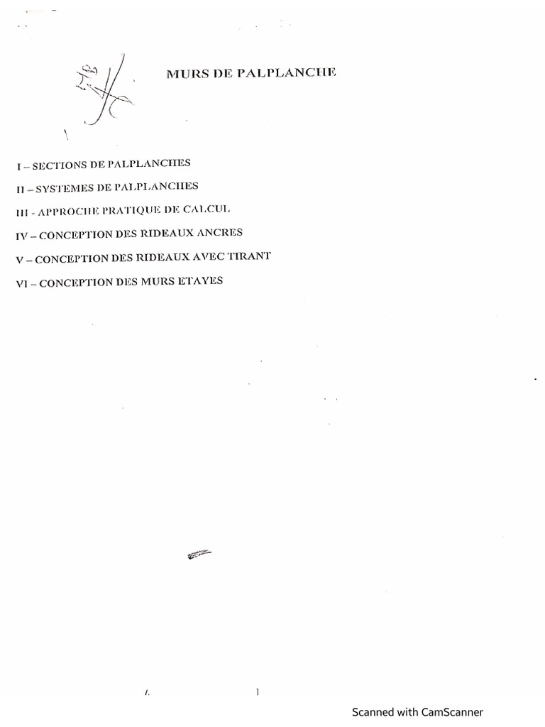 Murs de Palplanche | PDF
