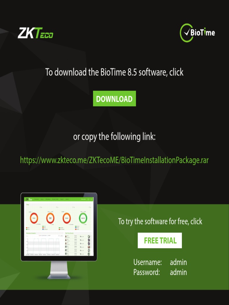 Download BioTime 8.5 Software Free | PDF | Computers