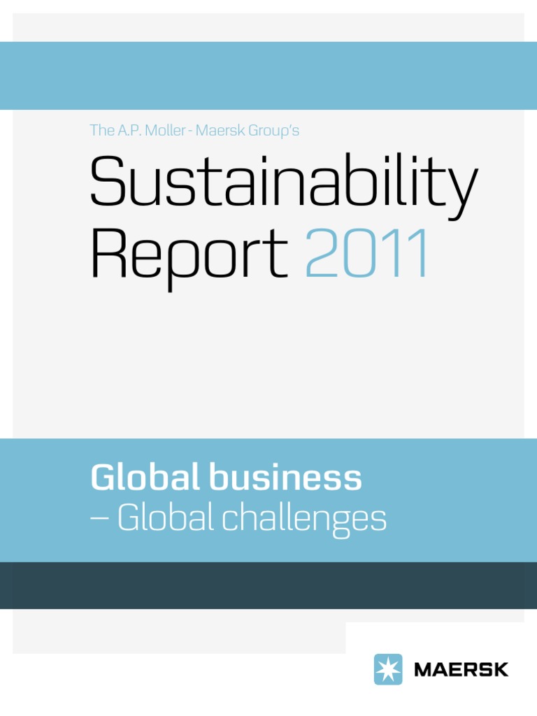 Maersk Sustainability Report 2011 | PDF | Sustainability | Business