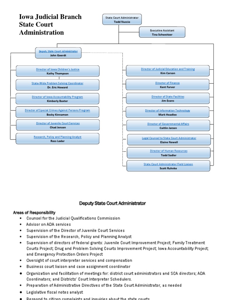 Iowa State Court Administration Overview | PDF | Child Protection ...