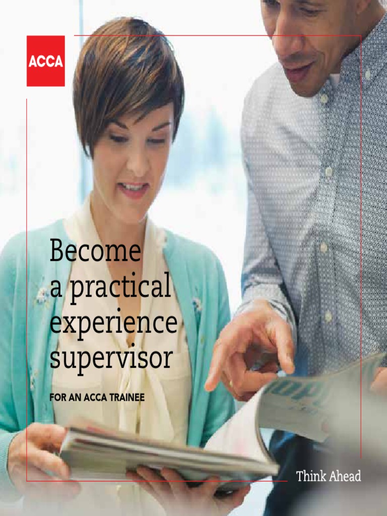 Become A Practical Experience Supervisor: For An Acca Trainee ...