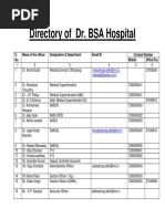 RML Hospital Telephone Directory | PDF