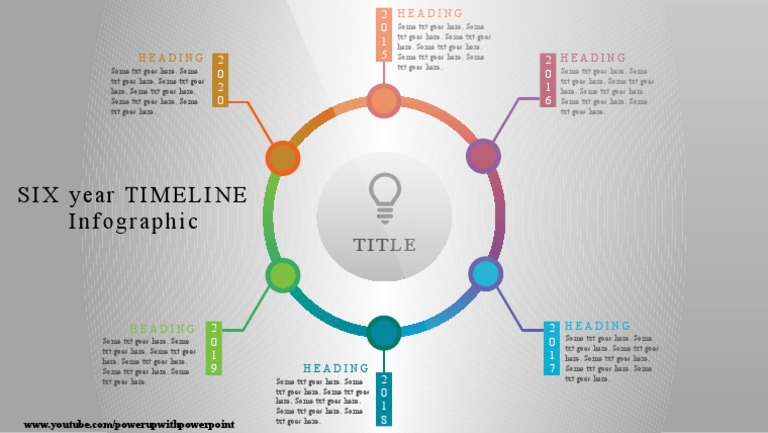 7 Create Six Year Timeline Infographic Pdf