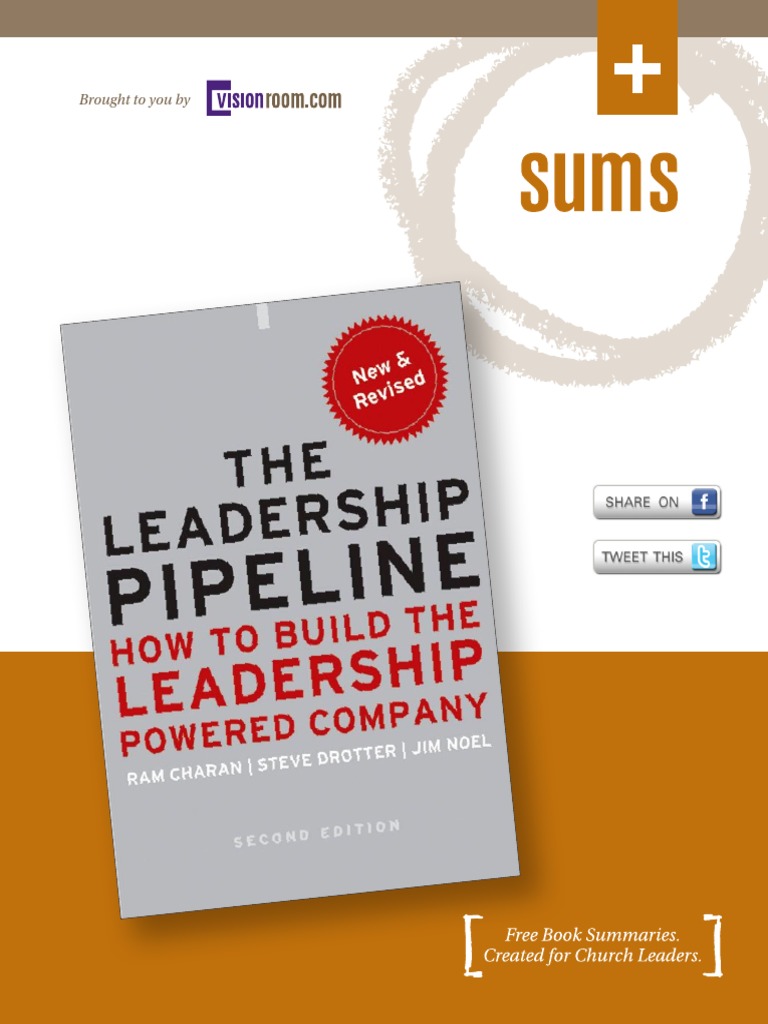 Ram Charan - The Leadership Pipeline - Book Summary 2 | PDF