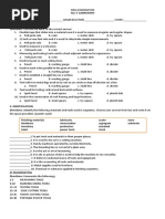 Answer Key Final Exam Carpentry | PDF | Tools | Crafts