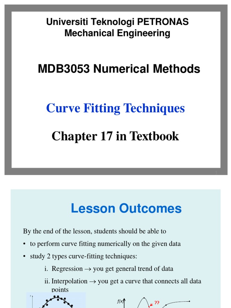 Lec4 Numerical Model | PDF | Errors And Residuals | Coefficient Of Determination