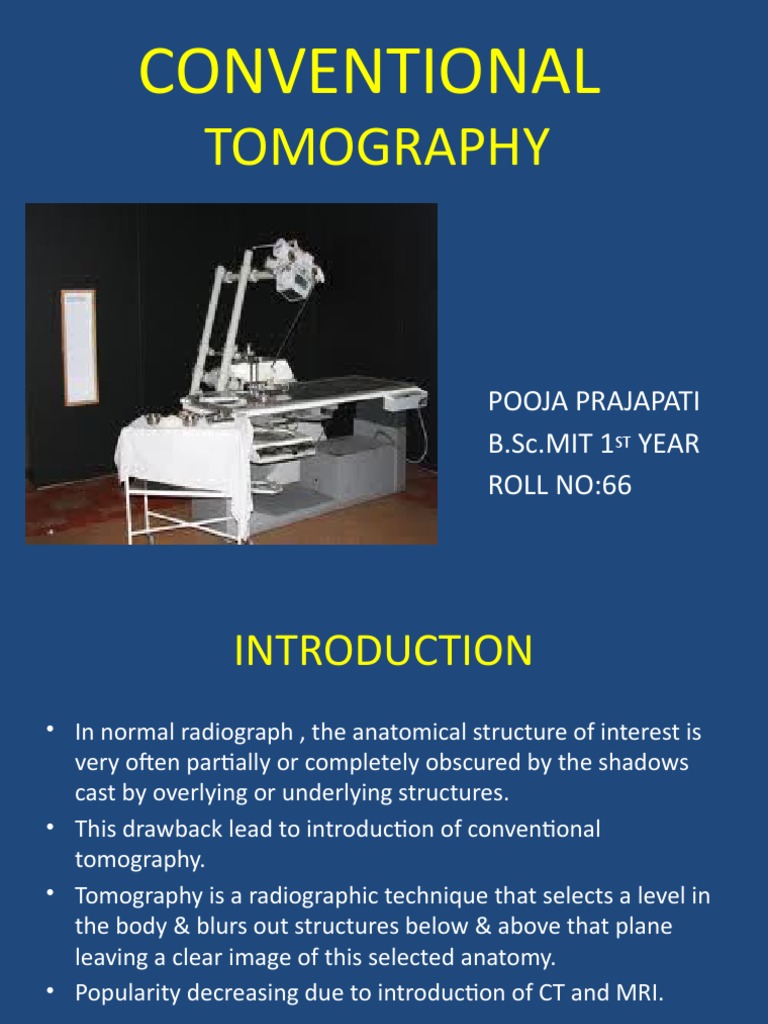 Conventional Tomography | PDF | Tomography | Ct Scan