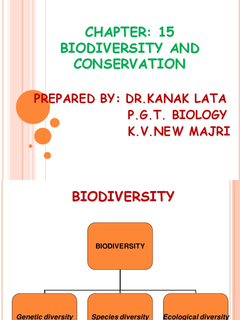 Chapter 15 Biodiversity and Conservation | PDF | Extinction | Biodiversity