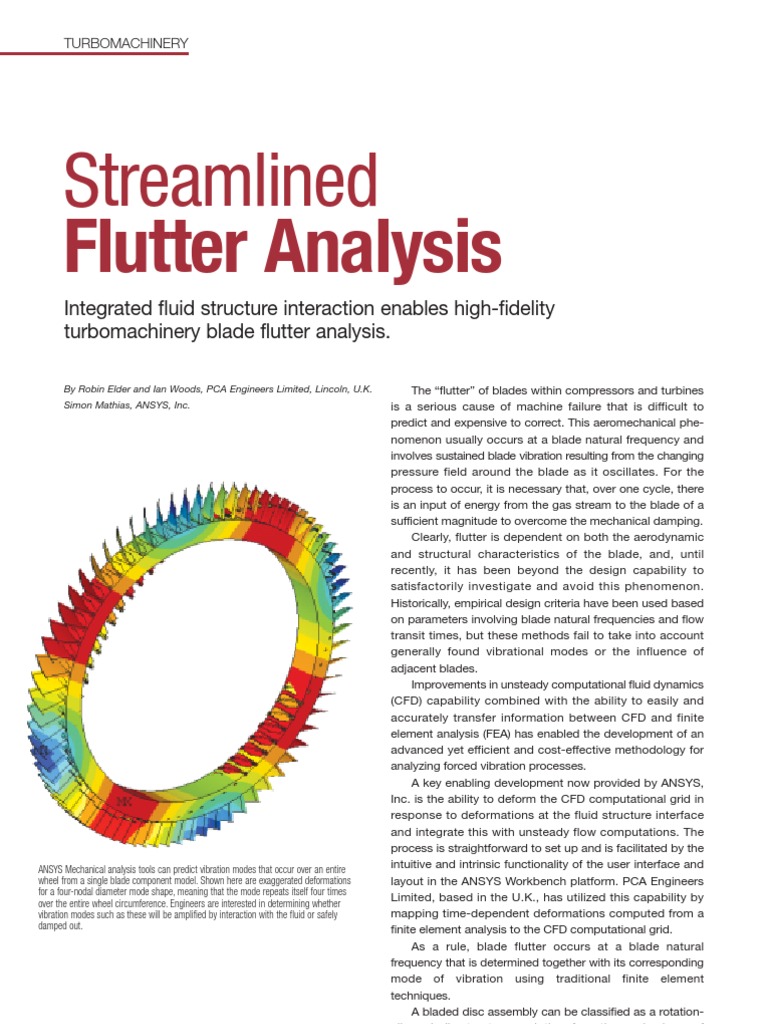 Ansys Flutter | PDF | Computational Fluid Dynamics | Finite Element Method