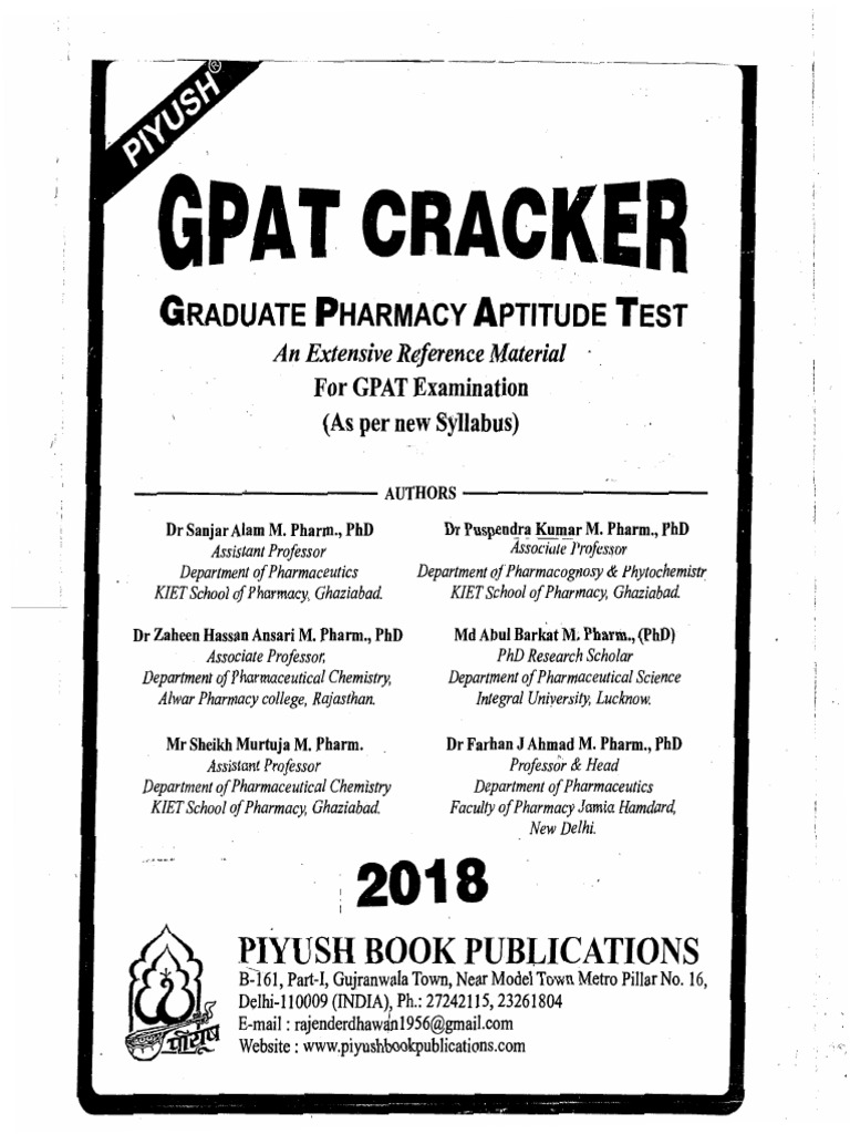 Gpat Piyush Book PDF | PDF