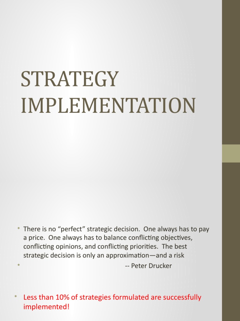 Strategy Implementation Pdf Organizational Structure Strategic