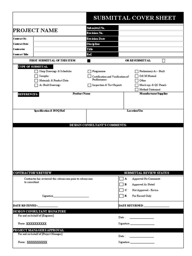 Submittal Format | PDF | Design | Economic Sectors