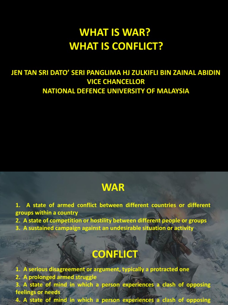 What Is War? What Is Conflict? | PDF | Carl Von Clausewitz | Antoine ...