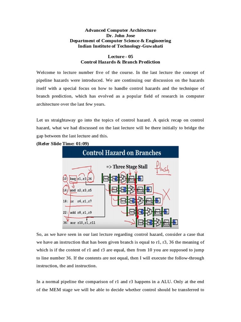 Lec5 PDF | PDF | Central Processing Unit | Computer Hardware
