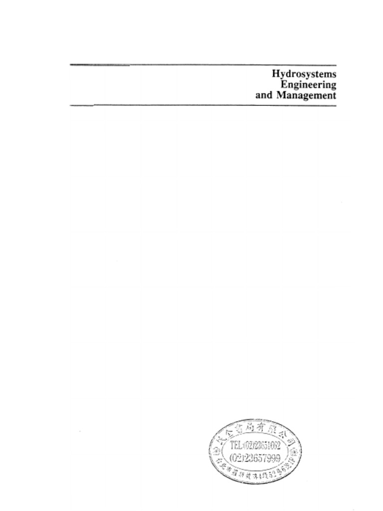 Hydrosystems PDF | PDF