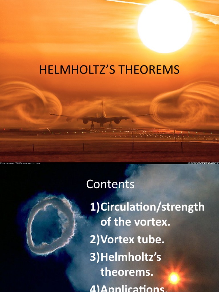 Vortex Theorems | PDF | Vortices | Navier–Stokes Equations