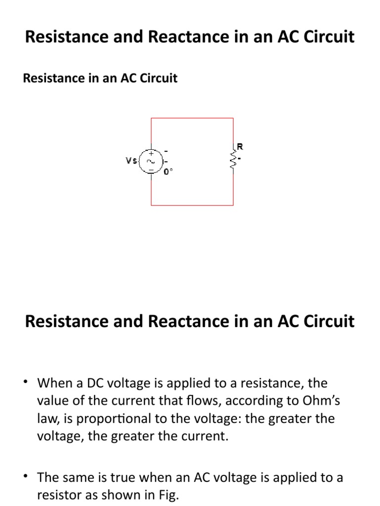 10.resistance in AC Circuit | PDF