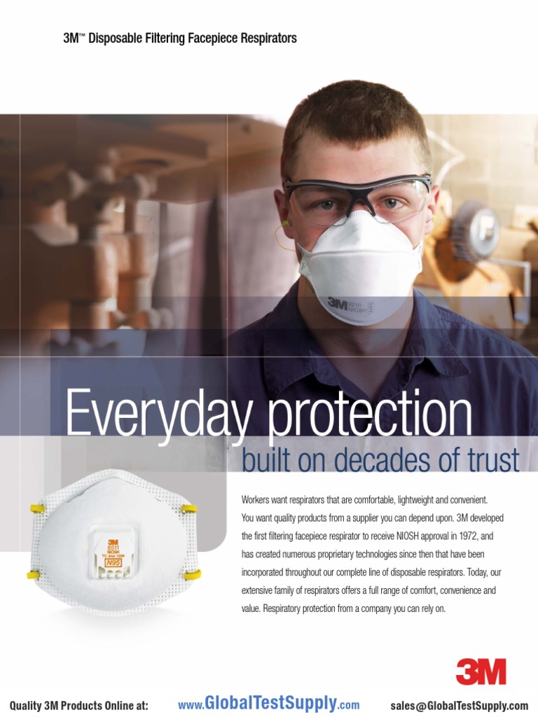 3M 8210 Data Sheet PDF | PDF | Safety | Chemistry