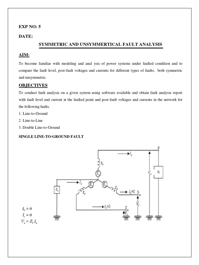 Power System Fault Analysis Guide | PDF