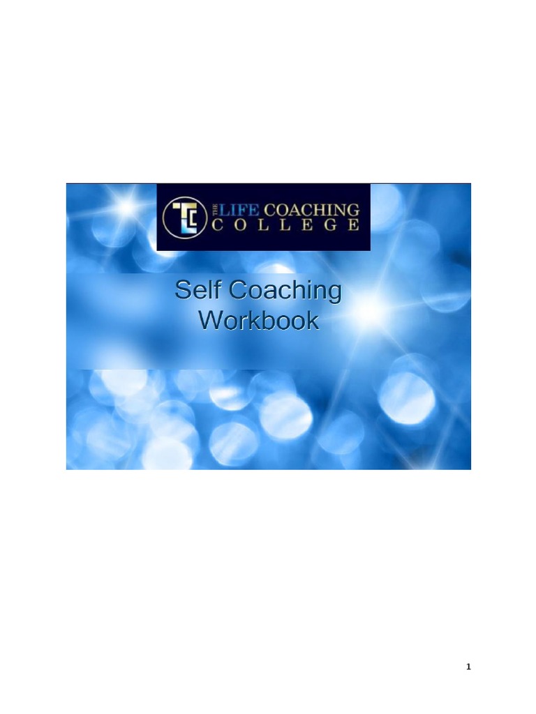Self Coaching Workbook | PDF | Feeling | Motivation