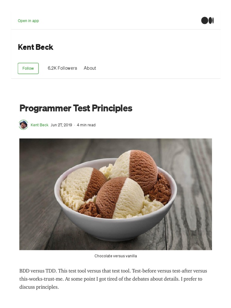 Programmer Test Principles Guide | PDF | Career & Growth | Computers