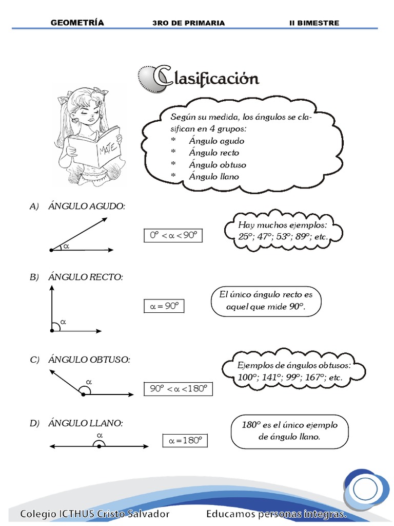 Semana 2 CLASIFICACIÓN DE ÁNGULOS | PDF