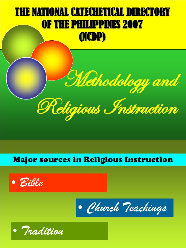 NCDP Methodology PDF | PDF | Catechism | Faith