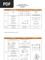 Math Abbreviations and Conversions Guide | PDF | Geometry | Space
