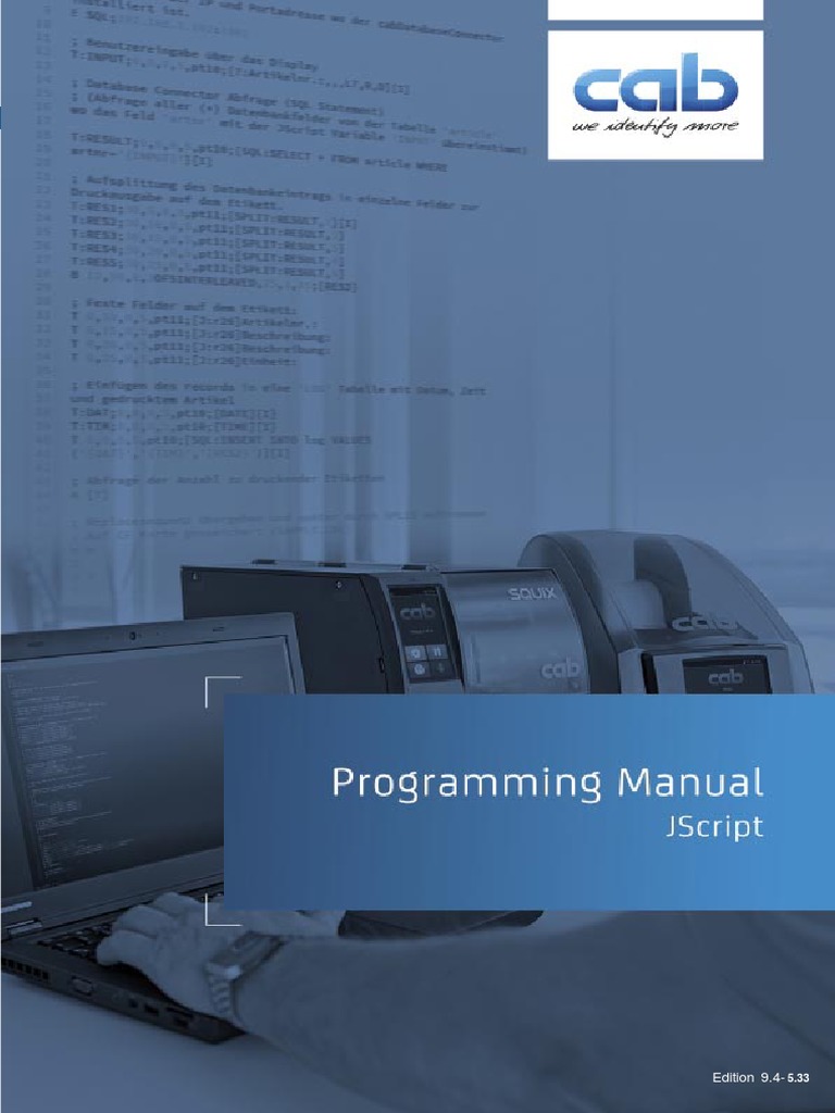 Cab Programming Manual x4 | PDF | Encodings | Computer Data