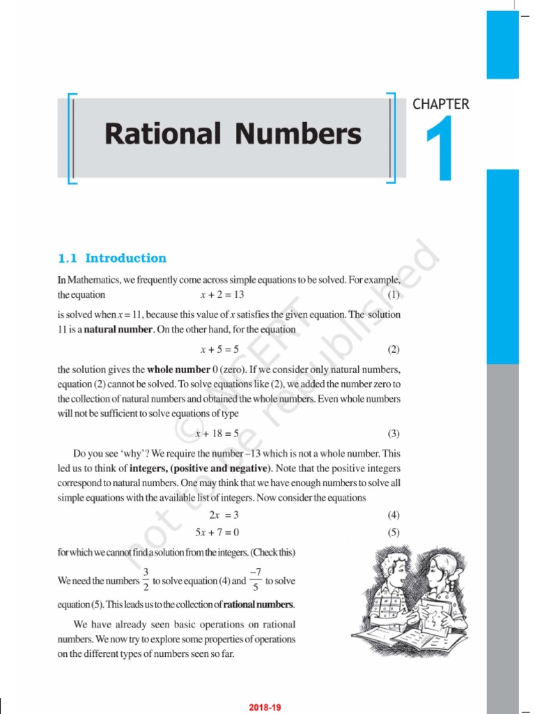 1.rational Numbers | PDF