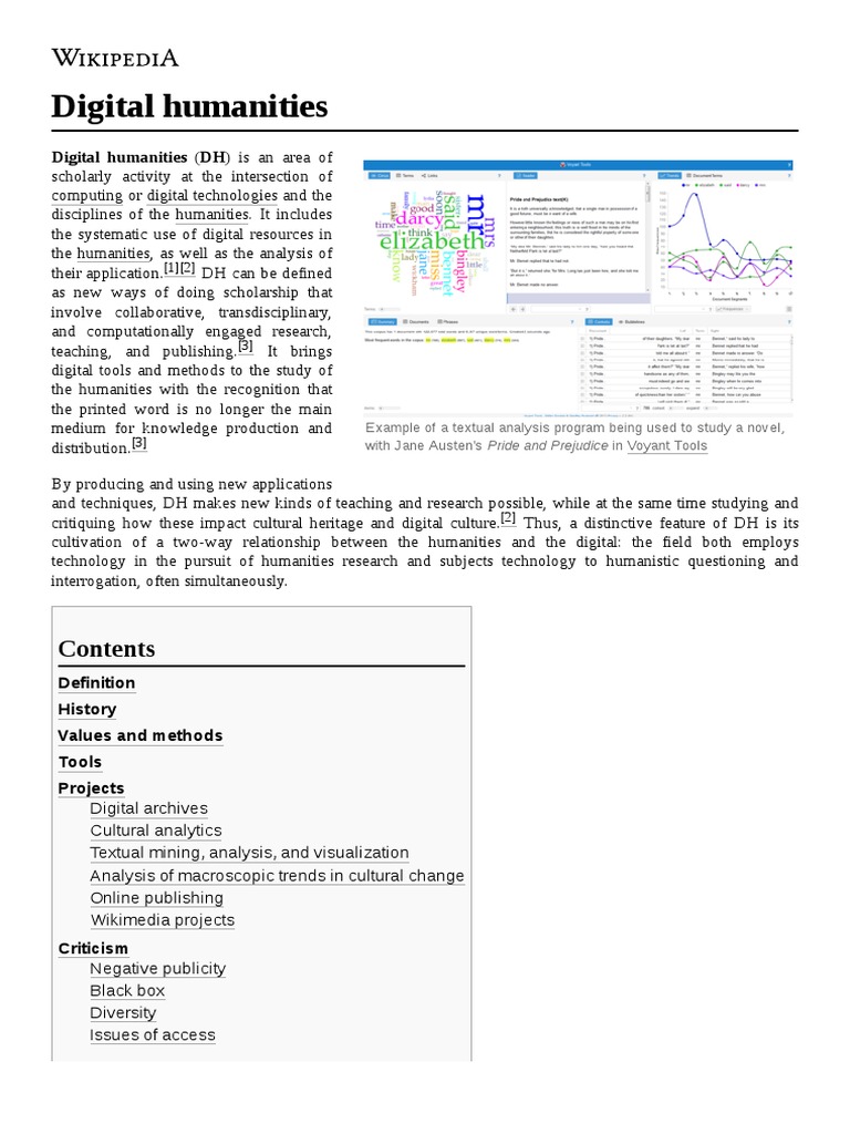Digital Humanities | PDF | Communication | Science