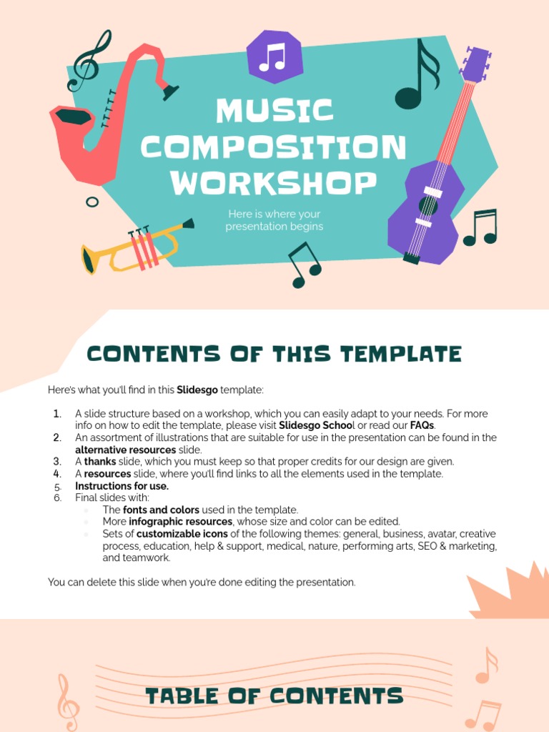 Music Composition Workshop by Slidesgo | PDF | Planets | Solar System
