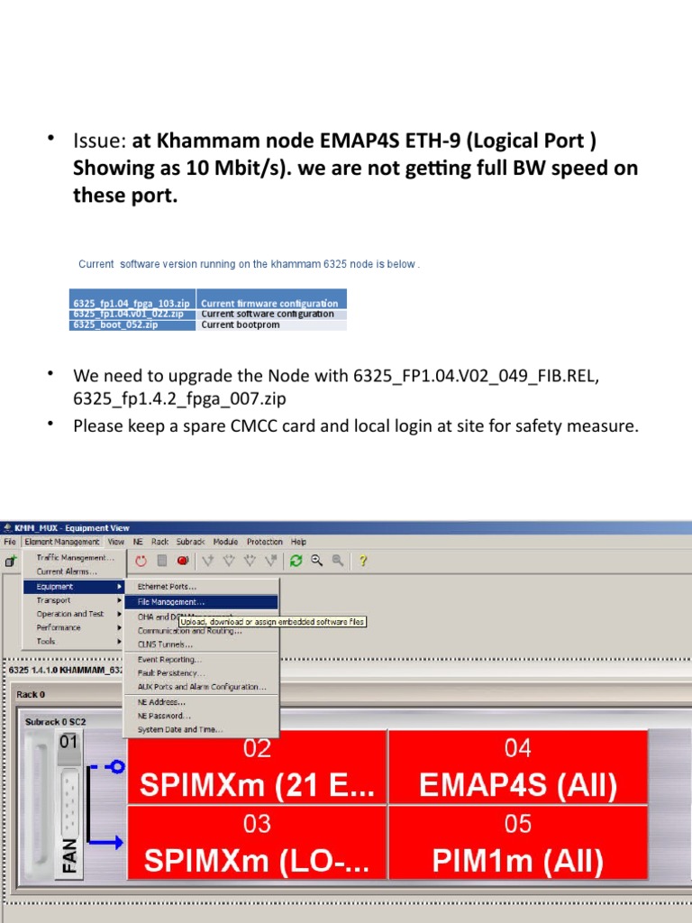 Fibcom SW Upgrade | PDF