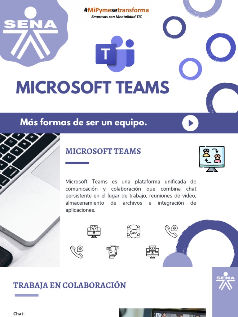 Microsoft Teams | PDF | Chat en linea | Microsoft