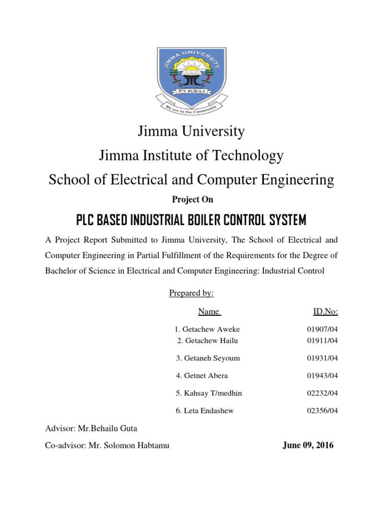 PLC Based Industrial Boiler Control System | PDF | Boiler ...