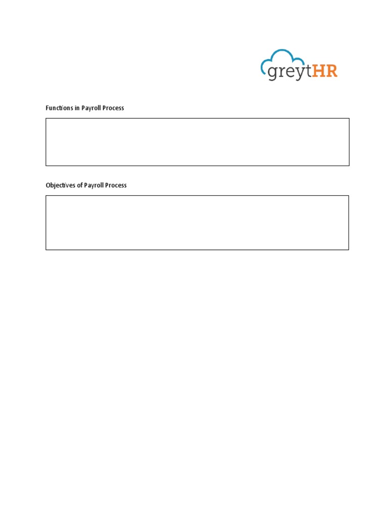 Functions and Objectives of Payroll | PDF