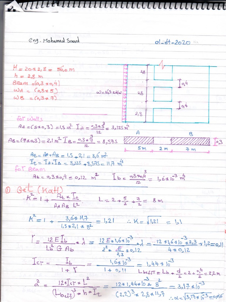 Etabs Vs Manual For Coupling Beam Design Pdf Technology Engineering