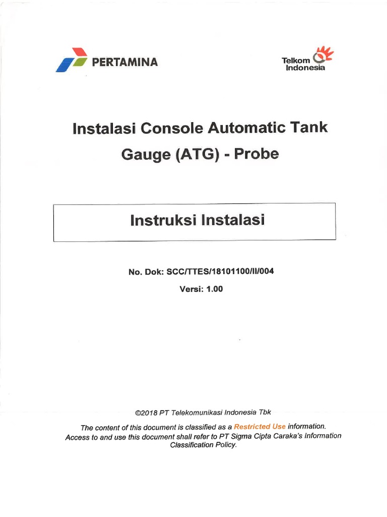 Instalasi Console ATG | PDF