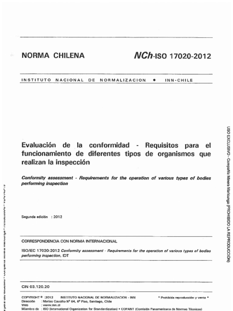 Iso 17020 - 2017 | PDF