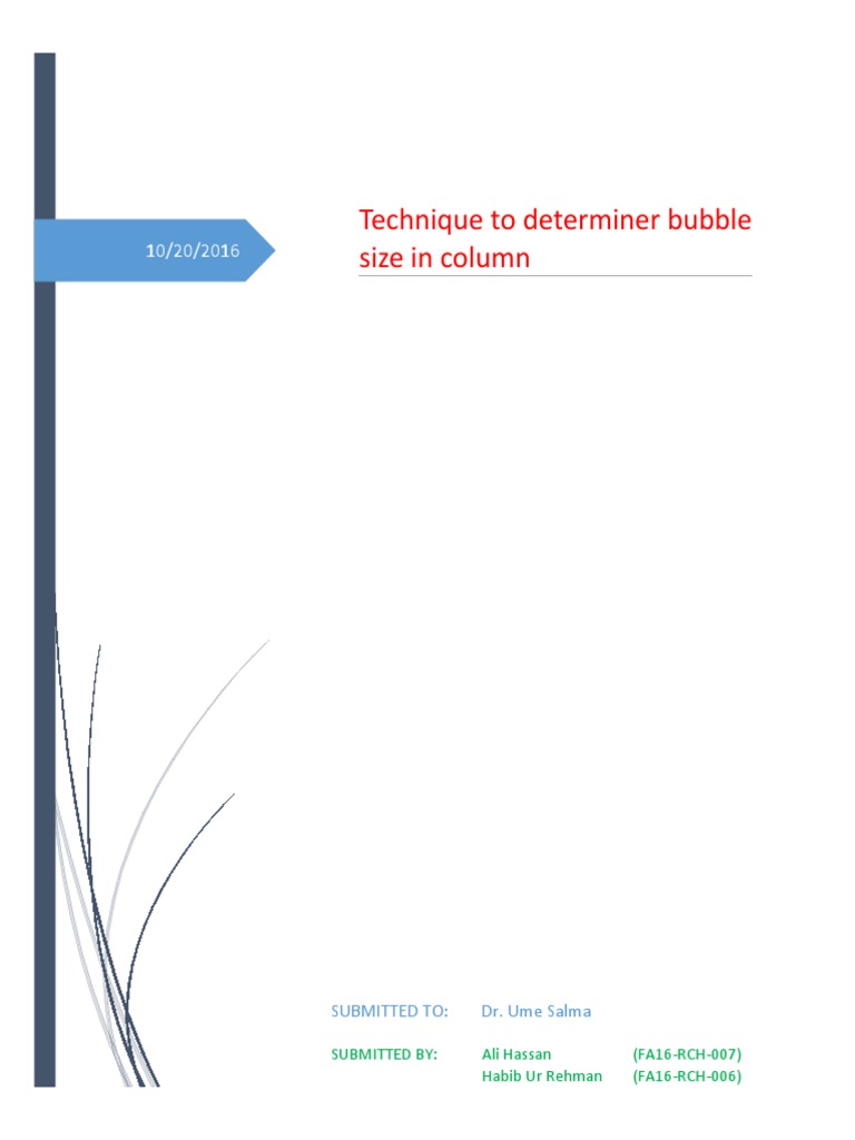 Methods of Bubble Measurements | PDF | Frequency | Resonance